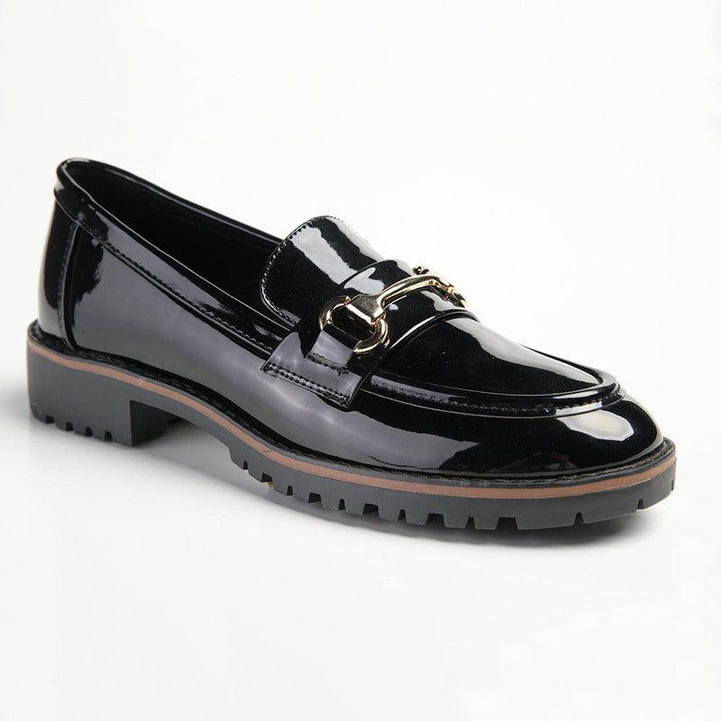 Madison Bentley 1 Trim Cleated Ladies Slip On Loafers - Black – Madison ...