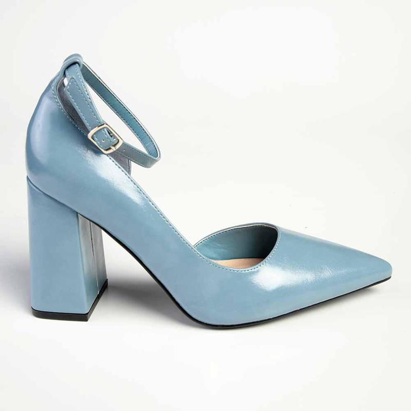 Madison India Block Heel - Blue – Madison Heart of New York