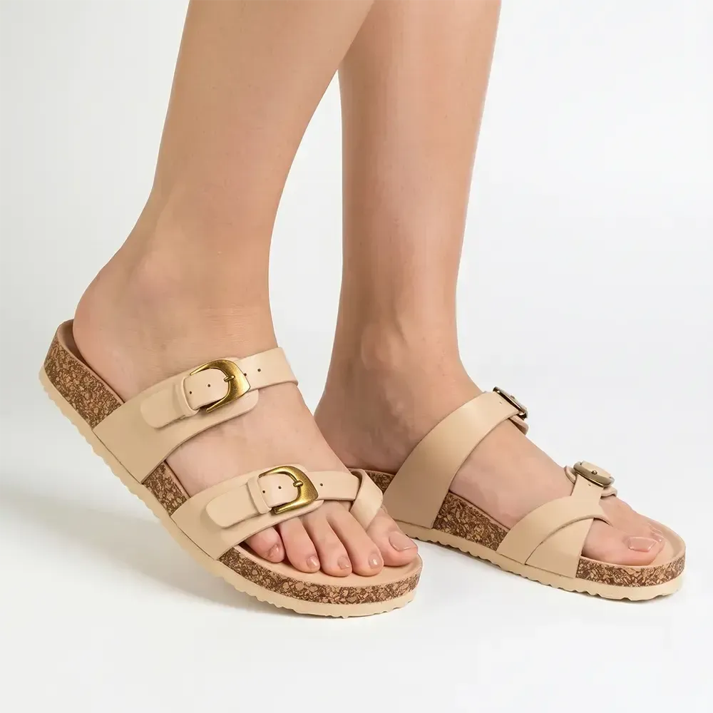 Madison Maxine Sandal - Nude – Madison Heart of New York